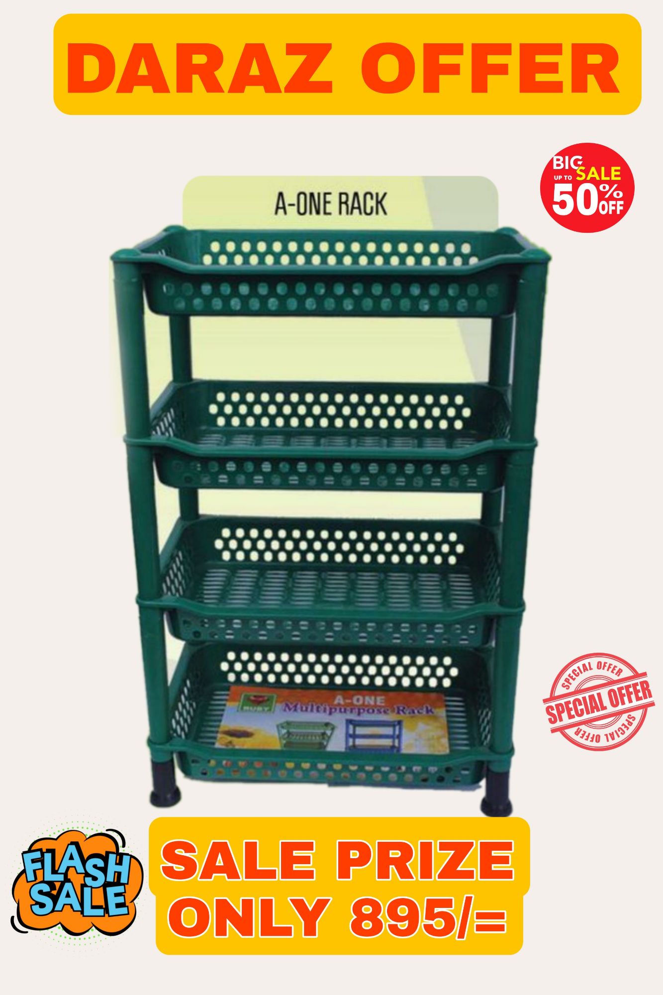 Multy purpose rack ruby plastic ofr prizze | Daraz.lk