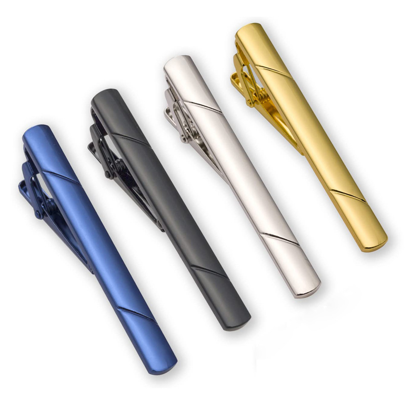 Man Classic 14K Copper Tie Clip Simplicity Suit Tie Clip Lapel Jewelry ...