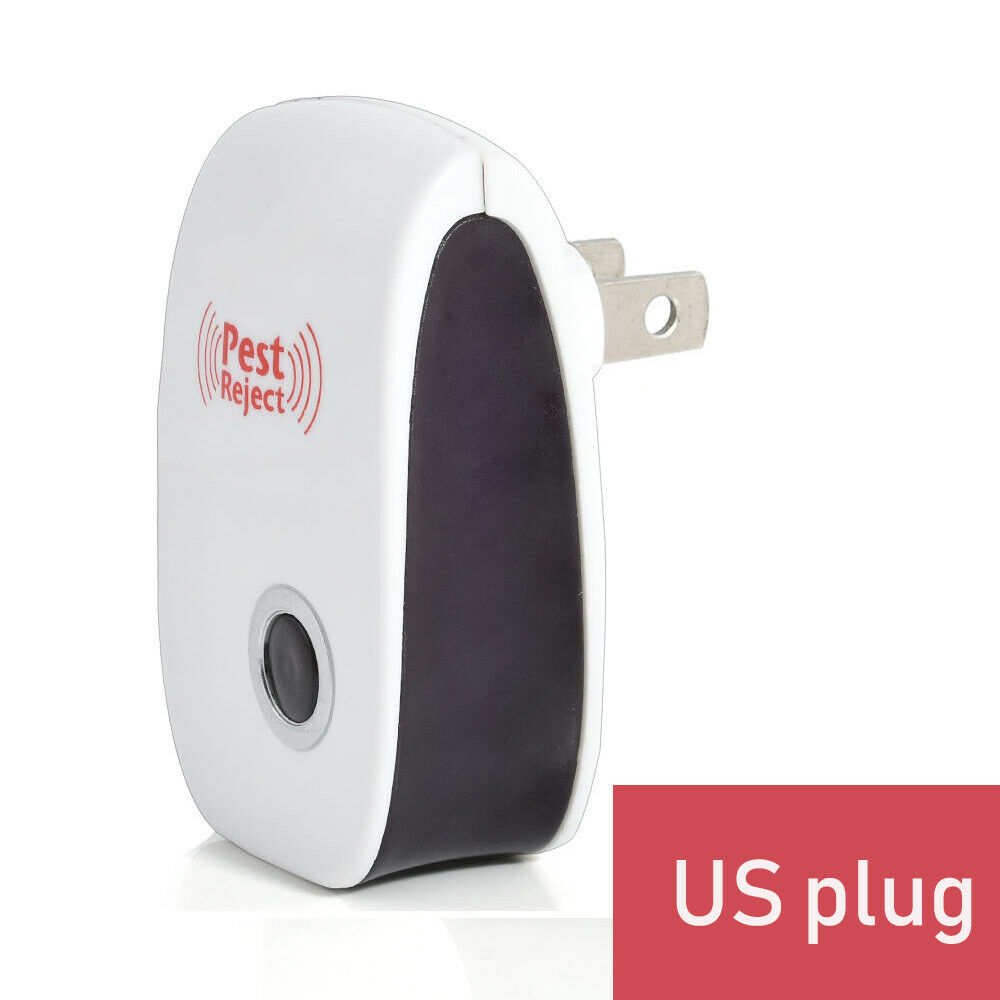 Electric Ultrasonic Pest Repeller Anti Mosquito Rodent Control Indoor ...