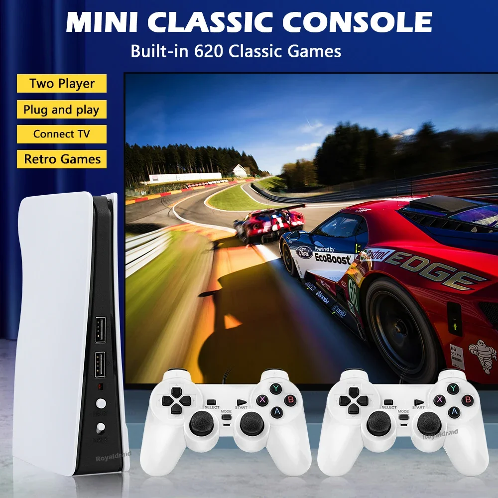 NEW GS5 Pro G620 Video Game Console 8 Bit USB 2 Wired Handheld Game ...