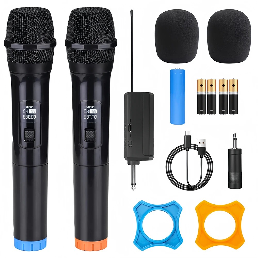 2.4G Handheld Microphone Wireless Microphone Rechargeable Microphone ...