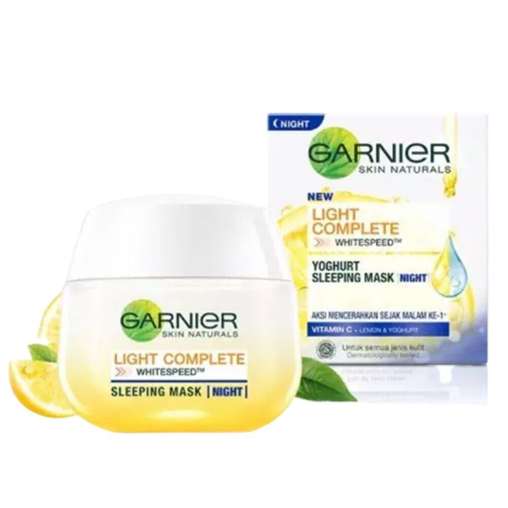 GARNIER Night Cream Yoghurt Vitamin C Bright Complete Whitening | Daraz.lk