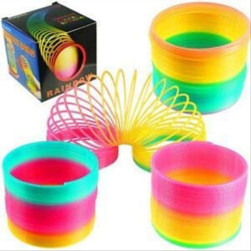 Magic Rainbow Spring Toys Colour full spring toys | Daraz.lk