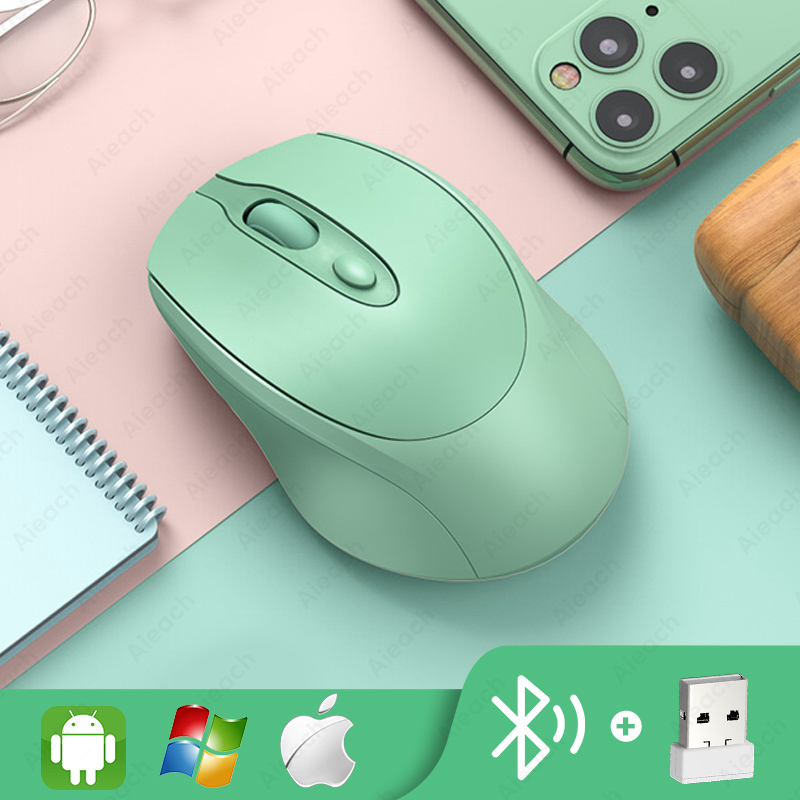 Aieach Rechargeable Wireless Bluetooth Mouse Silent WIRELESS COMPUT ...