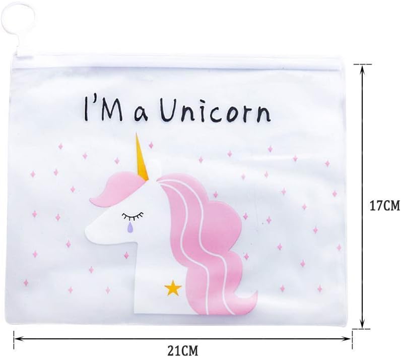 Unicorn PVC Document Bag File Folder/ Pencil Case /Stationery Holder ...