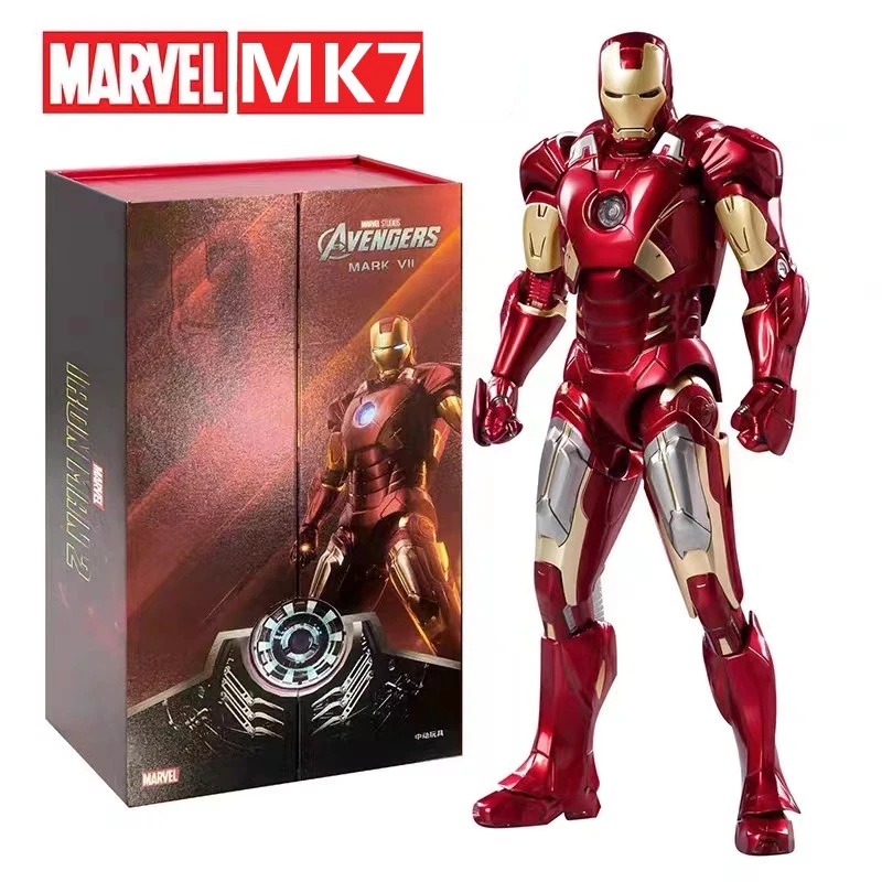 ZD Toys Iron Man Series Joint Movable MK1 MK2 MK3 MK4 MK5 MK6 MK7 MK42 ...
