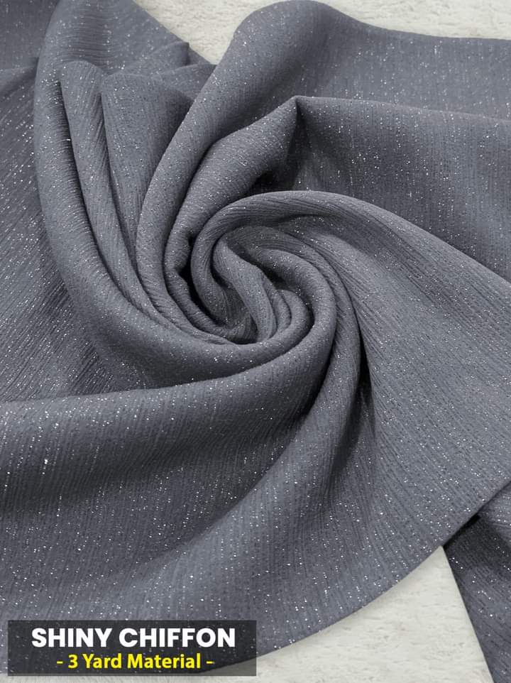 Shiny chiffon fabric store
