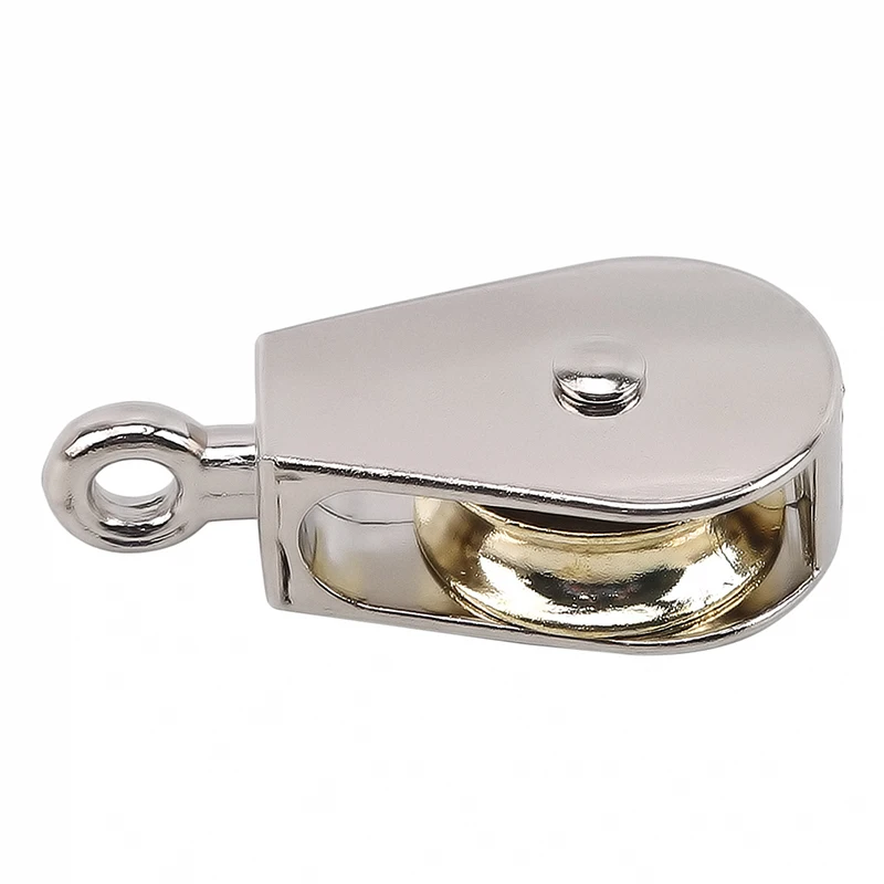 36mm Metal Sheave Zinc Alloy Fixed Pulley Crown Block And Tackle ...