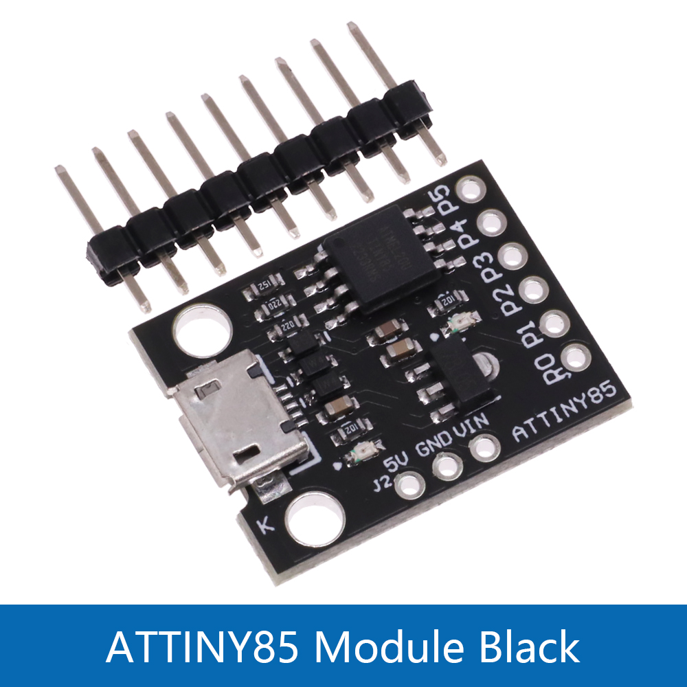 Blue Black TINY85 Digispark Kickstarter Micro Development Board ATTINY85 module for Arduino IIC ...