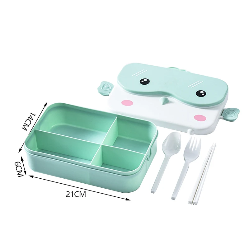 Owl Shaped Lunch Box With Compartments Lunch Food Container With Lids ...