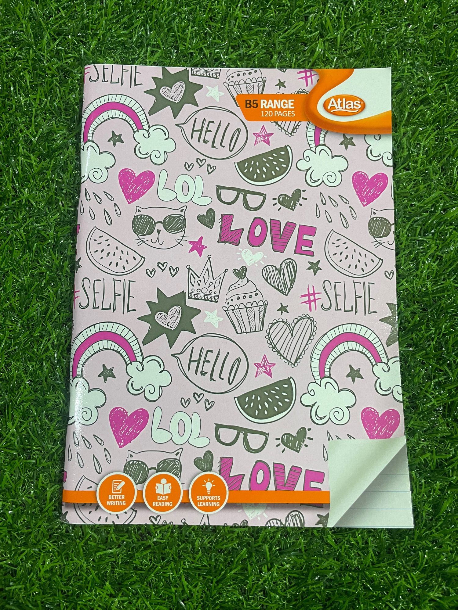 B5 Atlas Single Rule 120 Pages Exercise Book | Daraz.lk