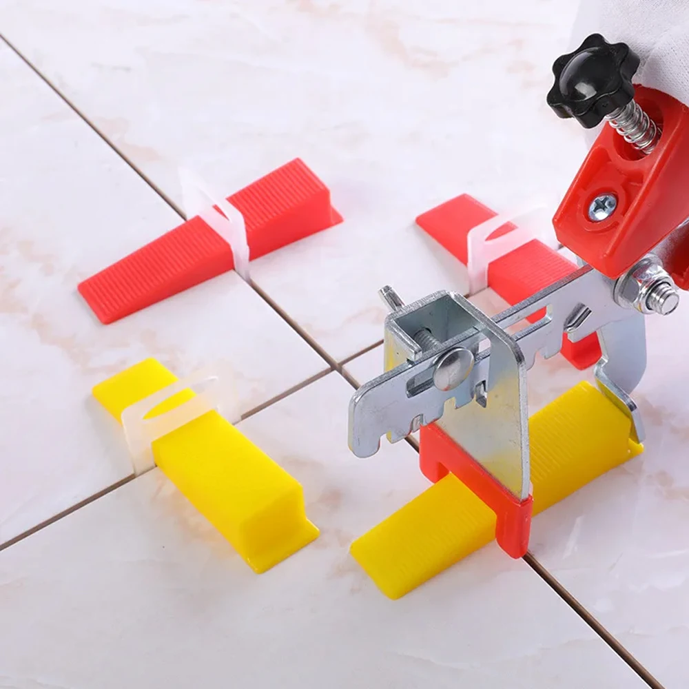 100-800PCS Floor Tile Leveling System Clips Spacers Straps Tile Piler ...