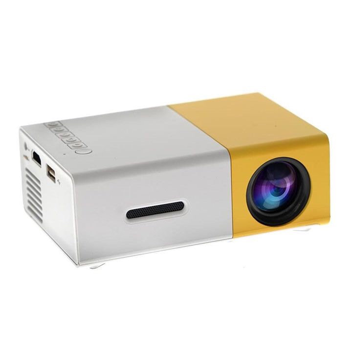 YG300 Remote Control LED Projector, 400-600 Lumens, 320 x 240 Pixels ...
