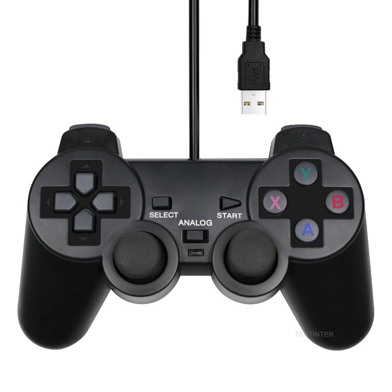 USB Wired PC Game Controller Gamepad For WinXP/Win7/Win8/Win10 Joypad ...