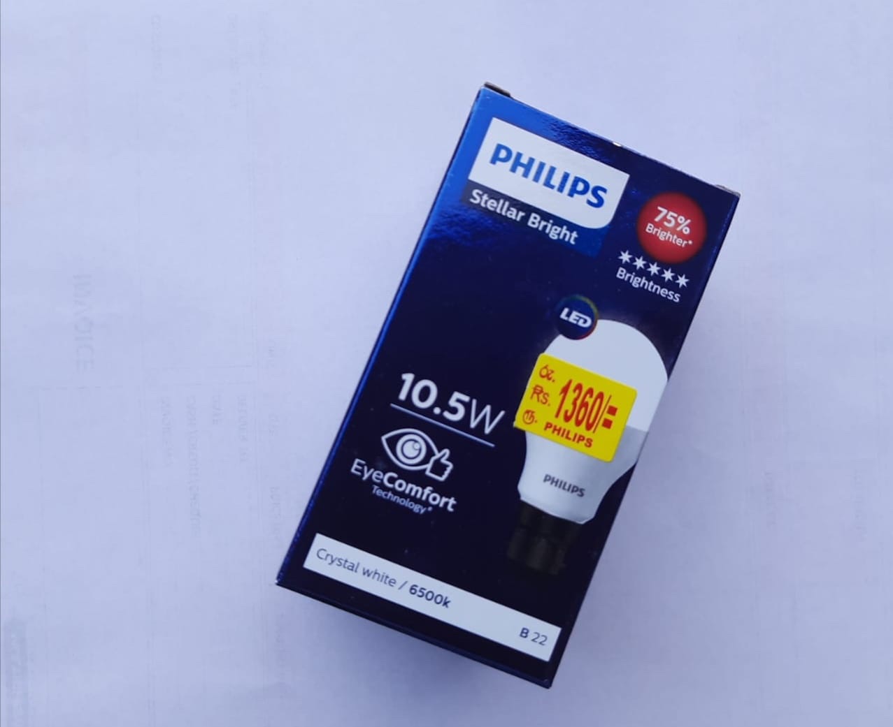 Philips 2years warrenty LED bulb Eye comfort technology B22(Pin type) 4w 6w 8w 10.5w 14w 16w ...