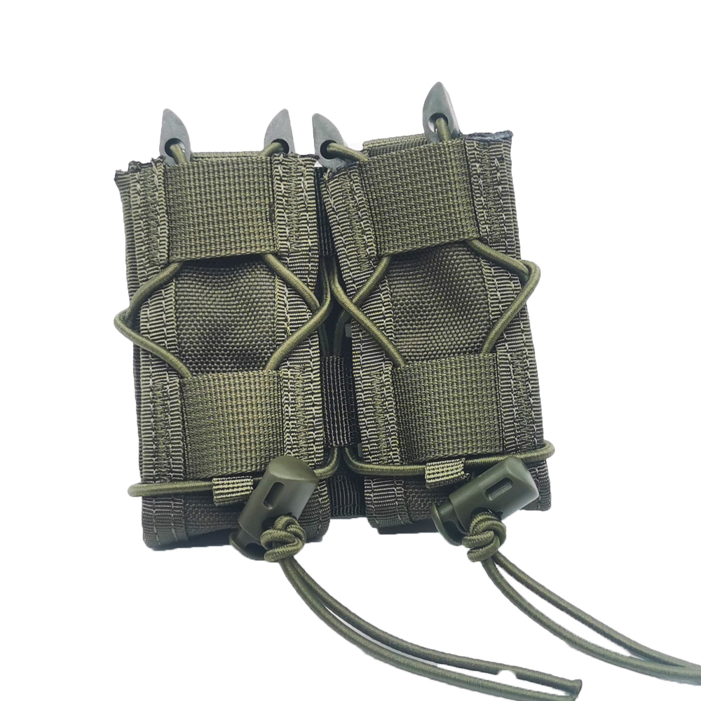 Tactical 9mm Pistol Double/Triple Stack Magazine Pouch Molle Mag ...