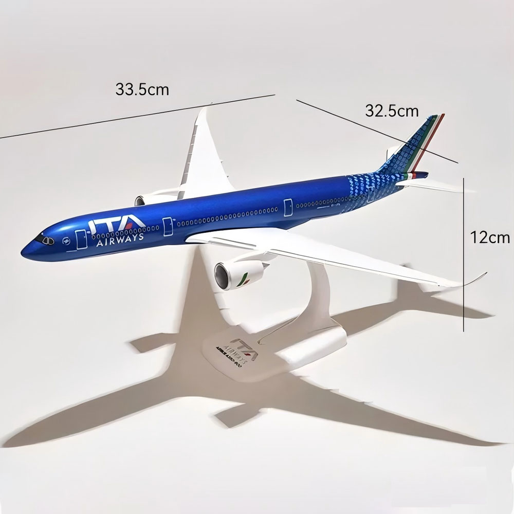 Scale 1/200 Airplane Model A350 Italy Airline A350-900 Assembly Plane ...