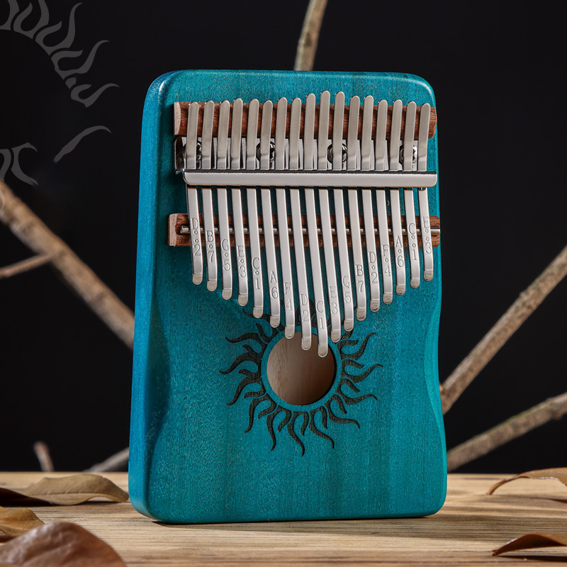 Hluru Kalimba 17 21 Key Kalimba Finger Piano Solid Maple Wood Kalimba ...