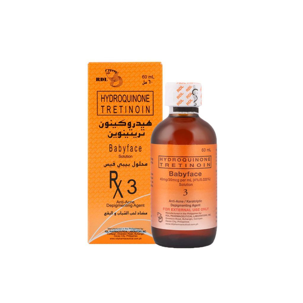RDL Hydroquinone Tretinoin Babyface RX3 60ml | Daraz.lk