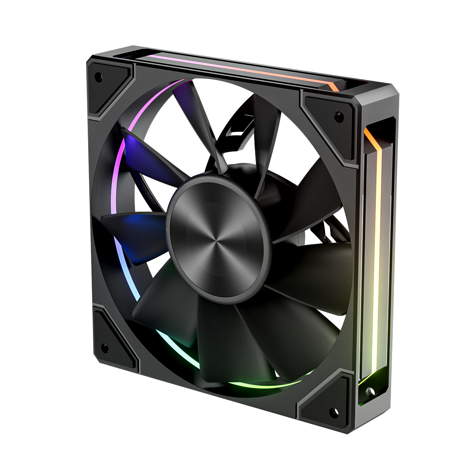 X-GAMERX A12 Computer Chassis Fan 12cm ARGB 4 Pin PWM Quiet Cooling Fan ...