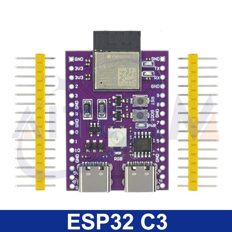 ESP32/ ESP32-S3/ESP32-C3 Dual Type-C Development Board ESP32-C3-DevKitM-1 ESP32-C3-MINI-1 ESP32 ...