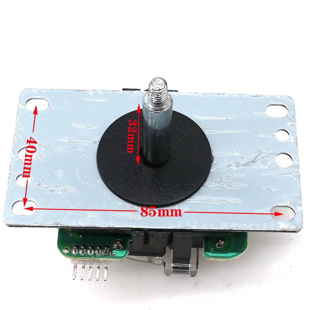 Copy SANWA Joystick With 5 Pin Connector 8 Way Classic Square ...