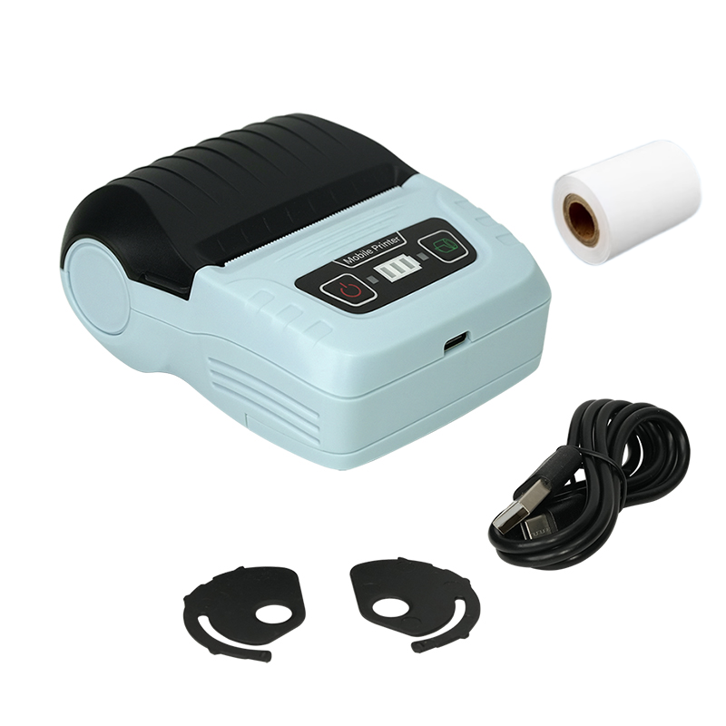 HZTZ mini label printer portable handheld thermal printer mini barcode ...