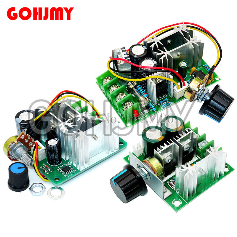 DC motor speed regulator 12V 24V 36V 48V 6-90V High power drive module ...