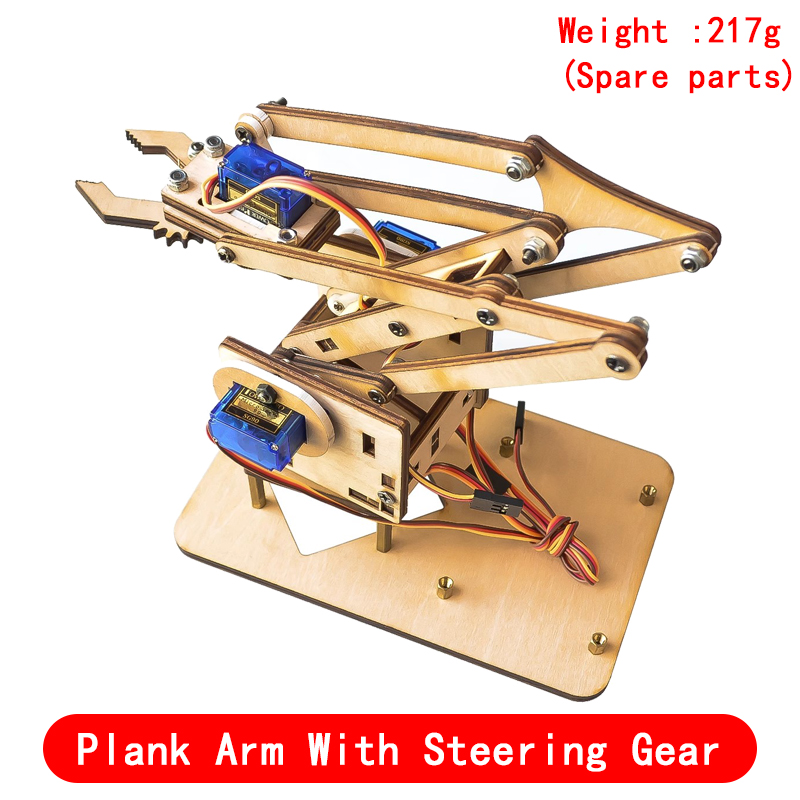 SG90 MG90S 4 DOF Unassembly Acrylic Mechanical Arm Robot Manipulator ...