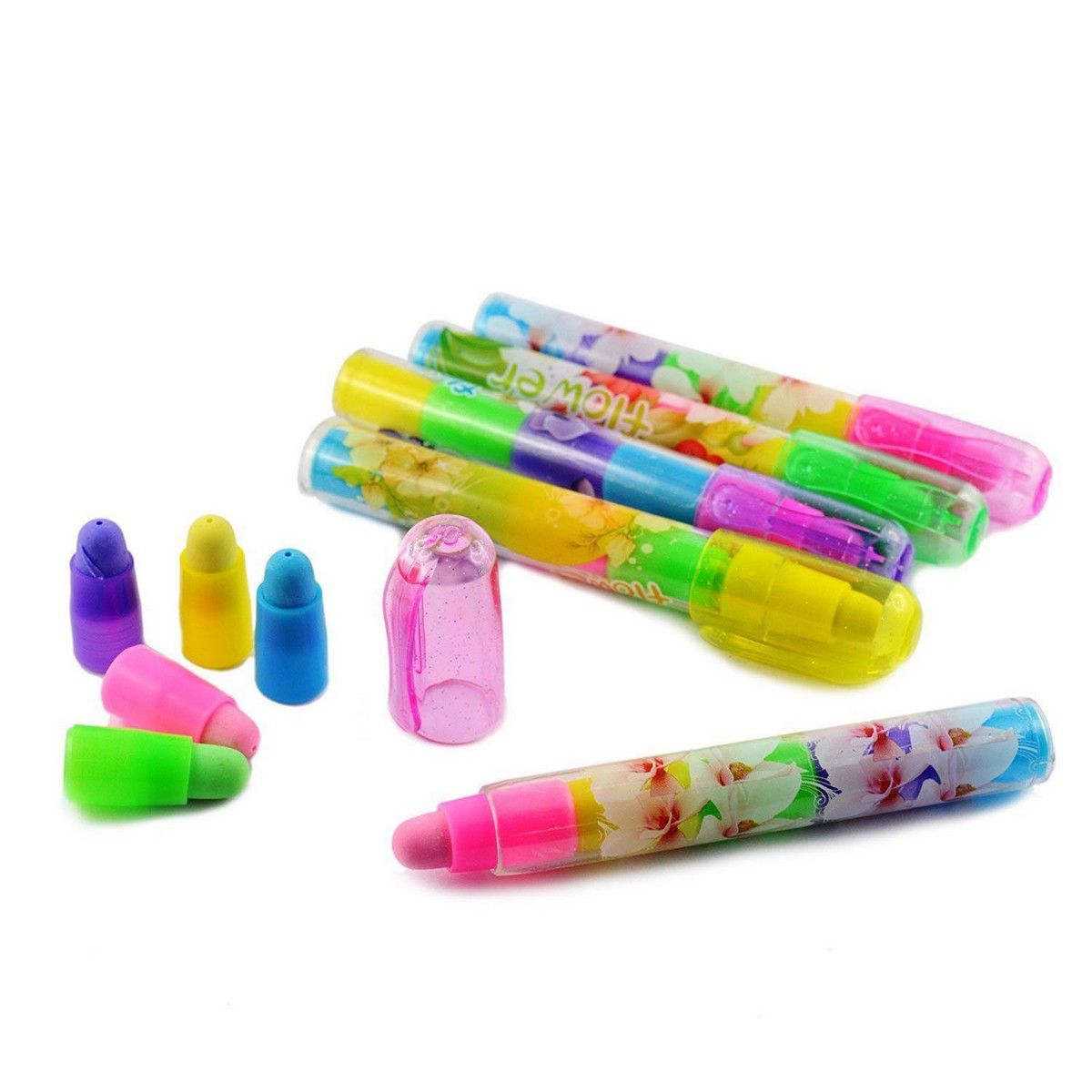 Rocket Stacking Pen Type Erasers For Kids - 4 PCs | Daraz.lk