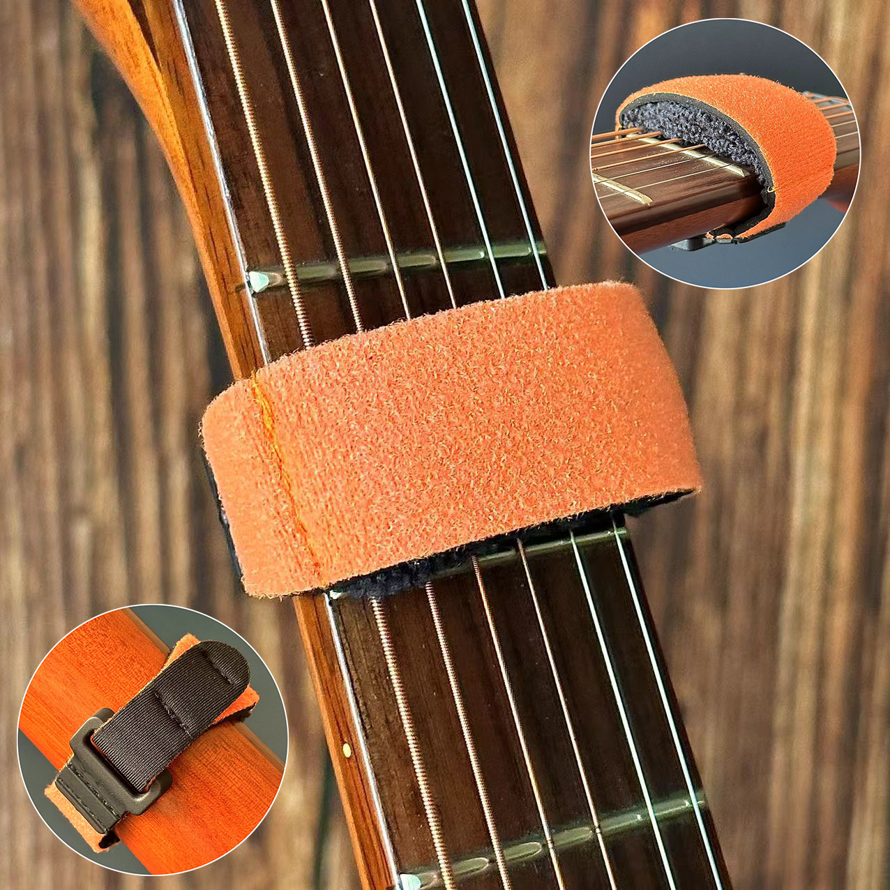 Guitar Fret Strings Mute Strap Noise Damper Silent Wraps Beam Tape for ...