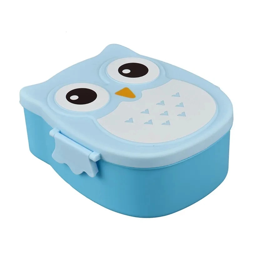 1Pc Owl Shaped Lunch Box With Compartments Lunch Food Container With ...