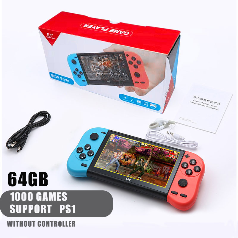 X50 MAX Game Arcade 128G 30000+Game Console 5.1 HD Screen 10 ...