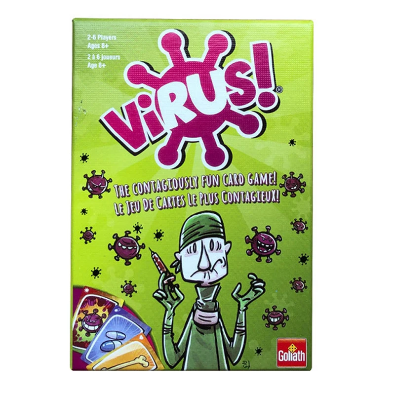 Virus Card Game The Contagiously Virus 2 Card Correct Version Party ...