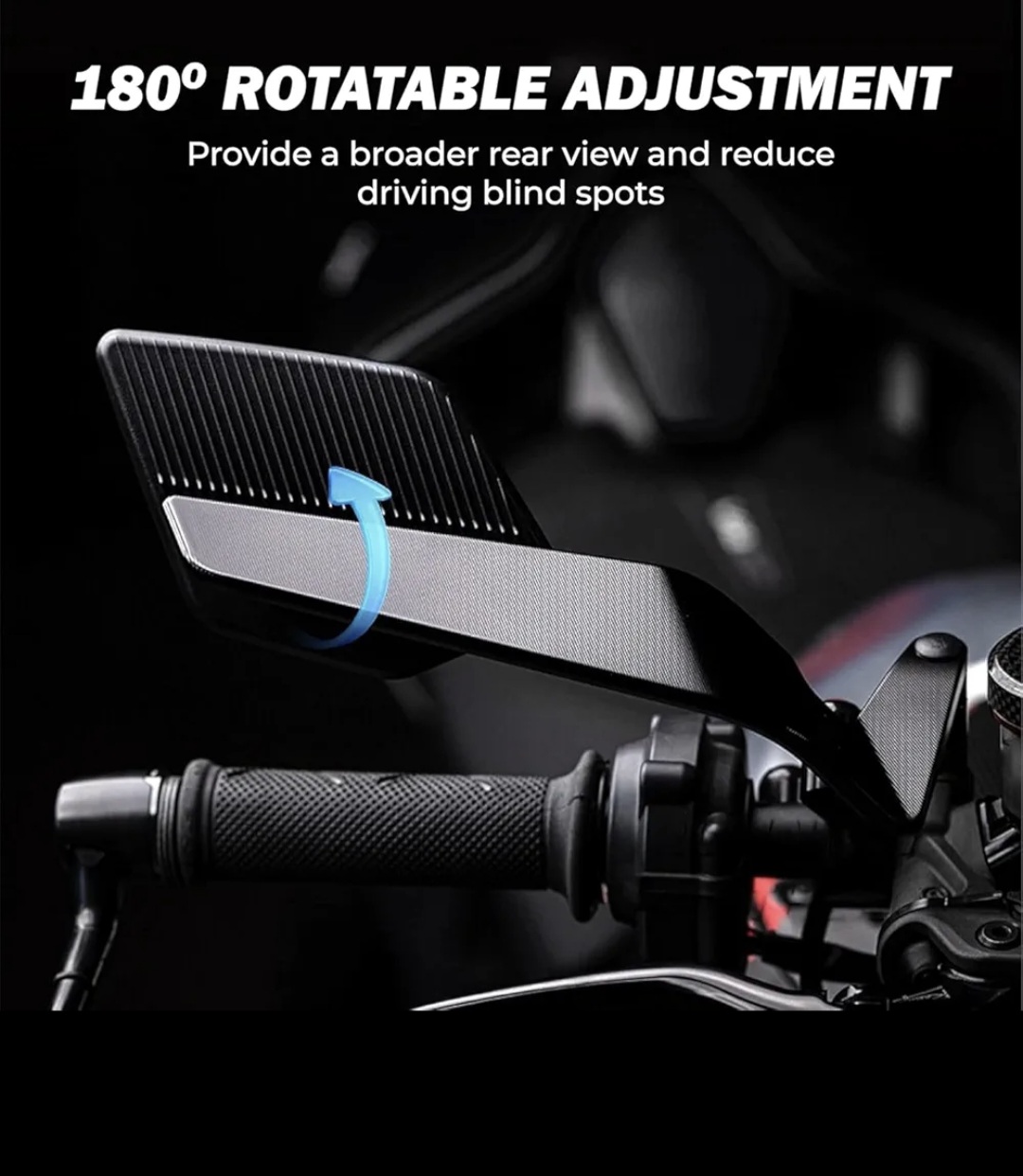 Universal Motorcycle Rearview Mirror Motorcycle Side View Mirror ...