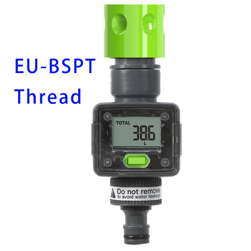 Digital Water Flow Meter Hose Water Meter for Outdoor Garden Hose ...