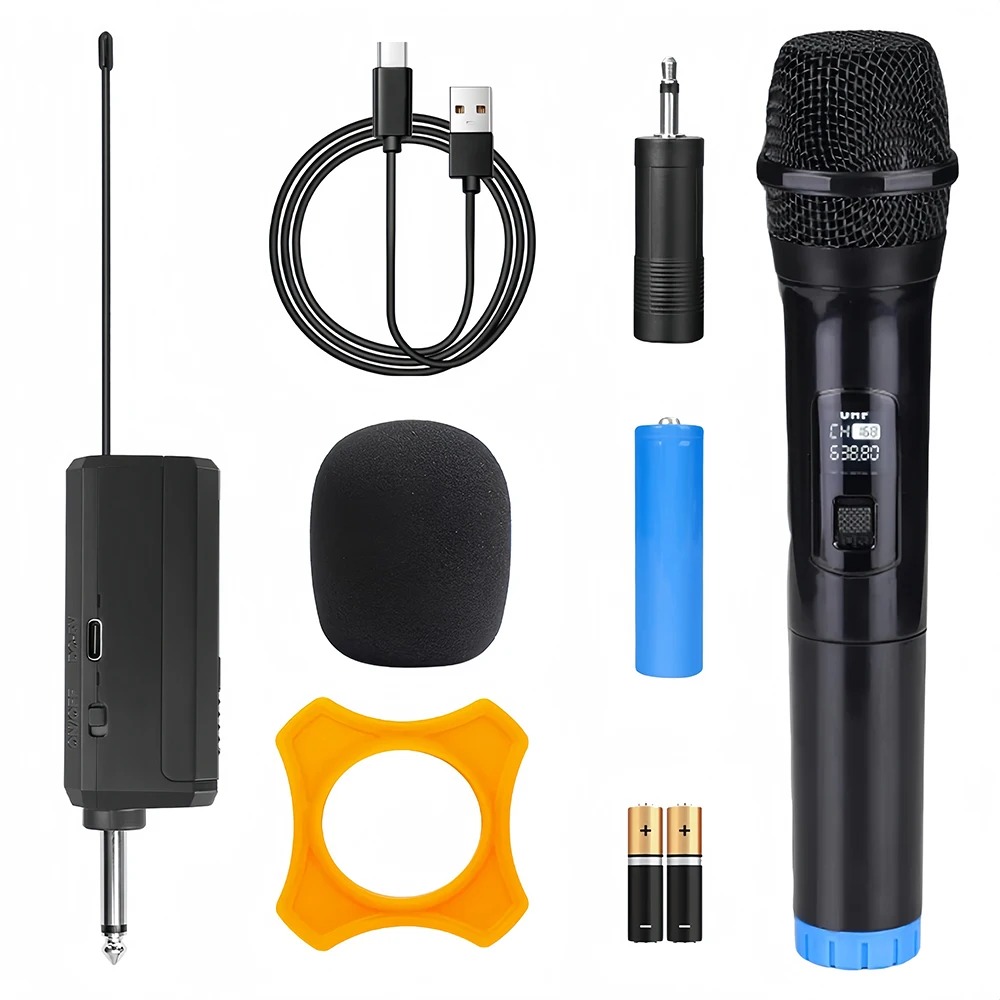 2.4G Handheld Microphone Wireless Microphone Rechargeable Microphone ...