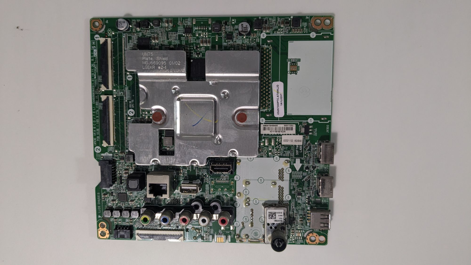 LG TV MB/Mother Board UN75 ( Motherboard for 43UN7300PTC LG Real 4K ...