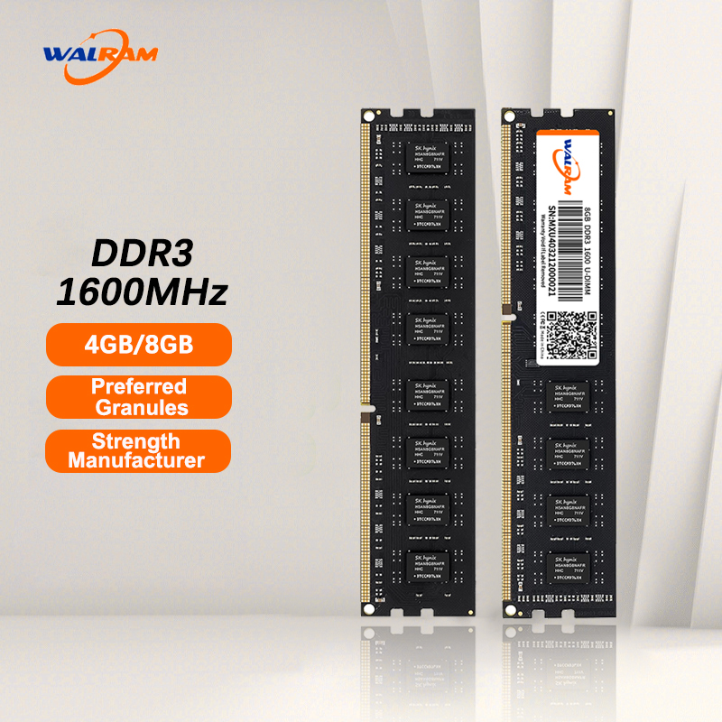 Walram DDR3 Memoria 8GB 4GB 1.5V 240pin 1600MHz PC3 Udimm DIMM Desktop Memory RAM | Daraz.lk