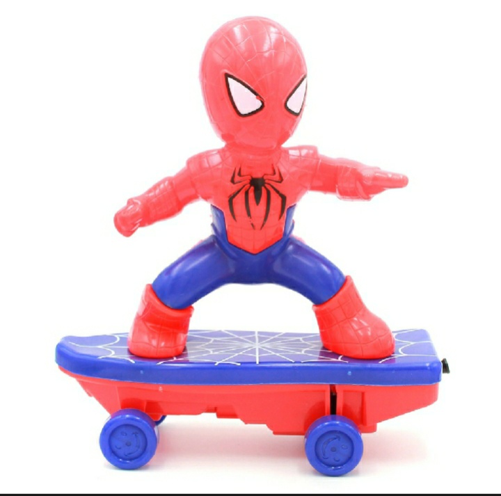 New Kids Nool Skating Spider Man For Kids Entertainment Pullback Spider ...