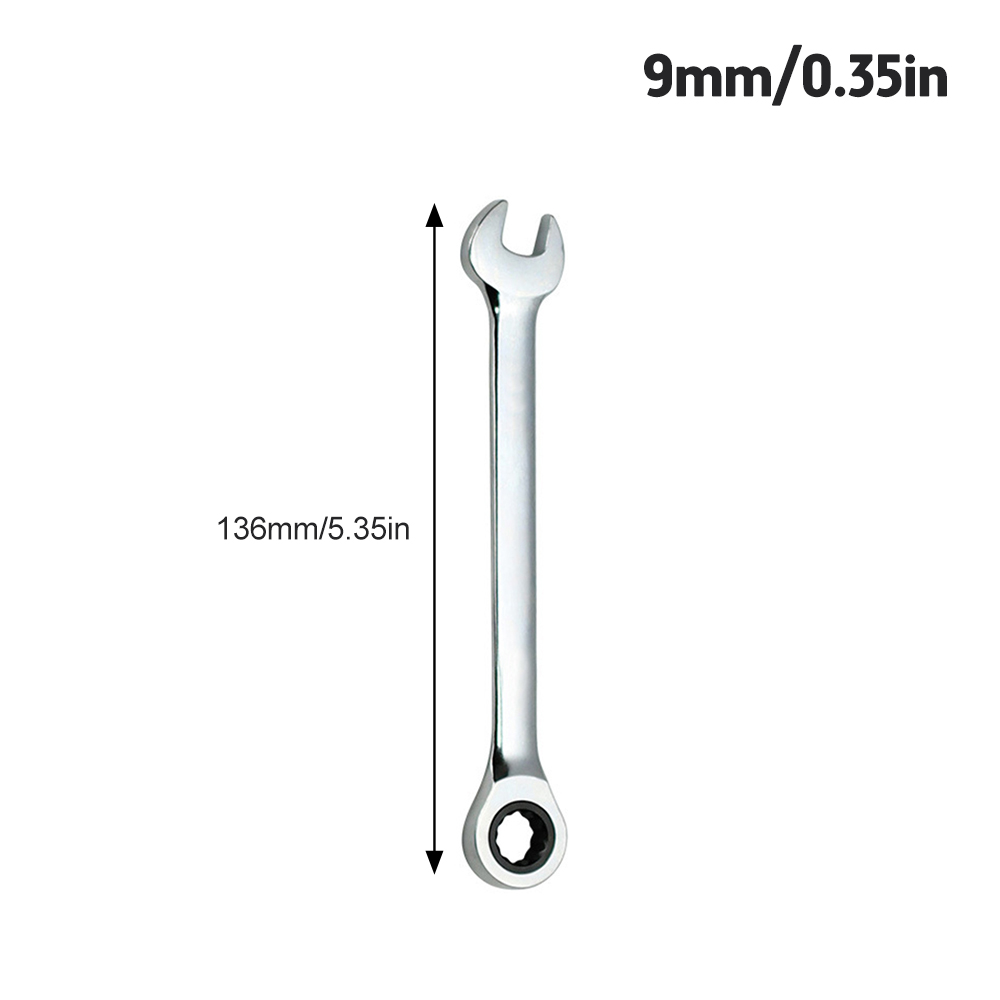 Ratchet Spanner Combination Wrench Keys Gear Ring Tool 6-7-8-9-10-11-12 ...