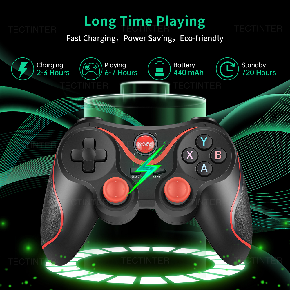 Terios T3 X3 Wireless Joystick Gamepad PC Game Controller for PS3/IOS ...