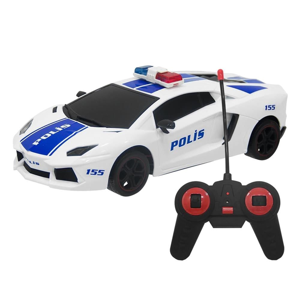 Remote control police car in 4 way Battery operated | Daraz.lk