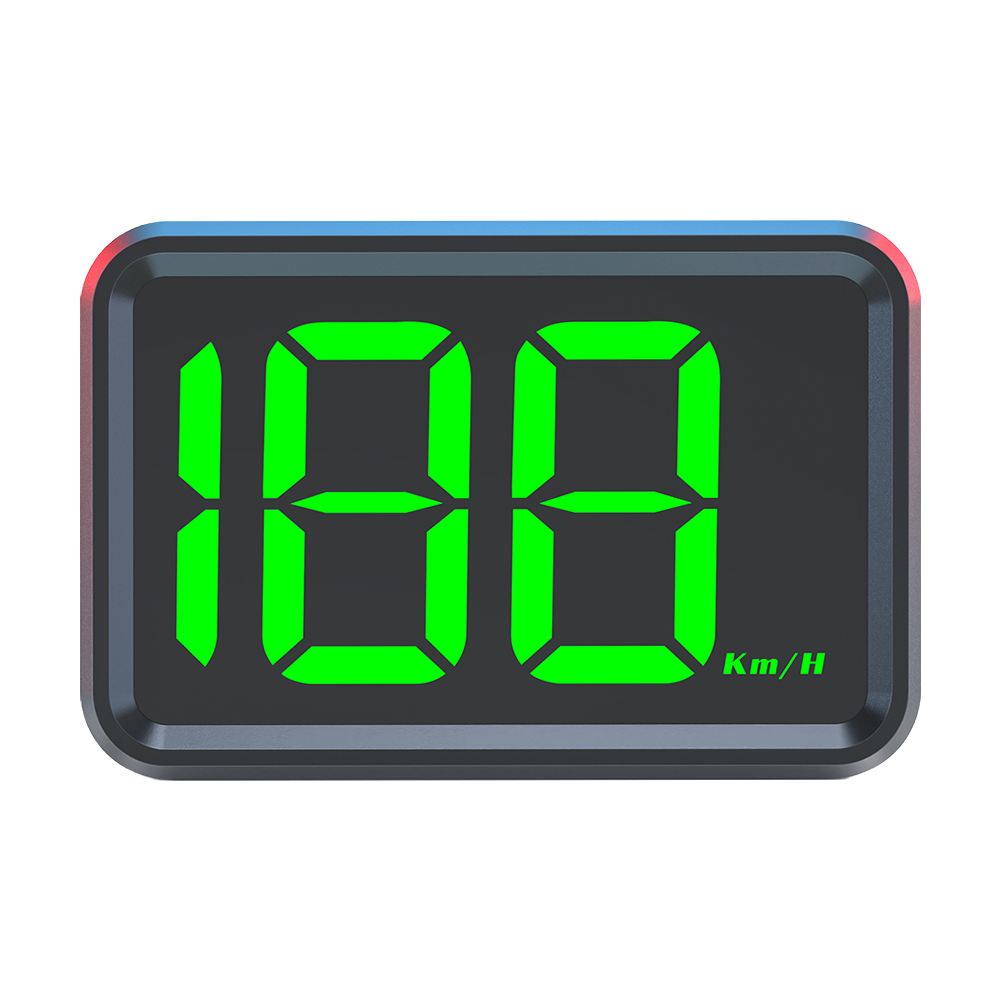 GPS KMH MPH HUD Digital Speedometer Head Up Display Speed Meter Big ...