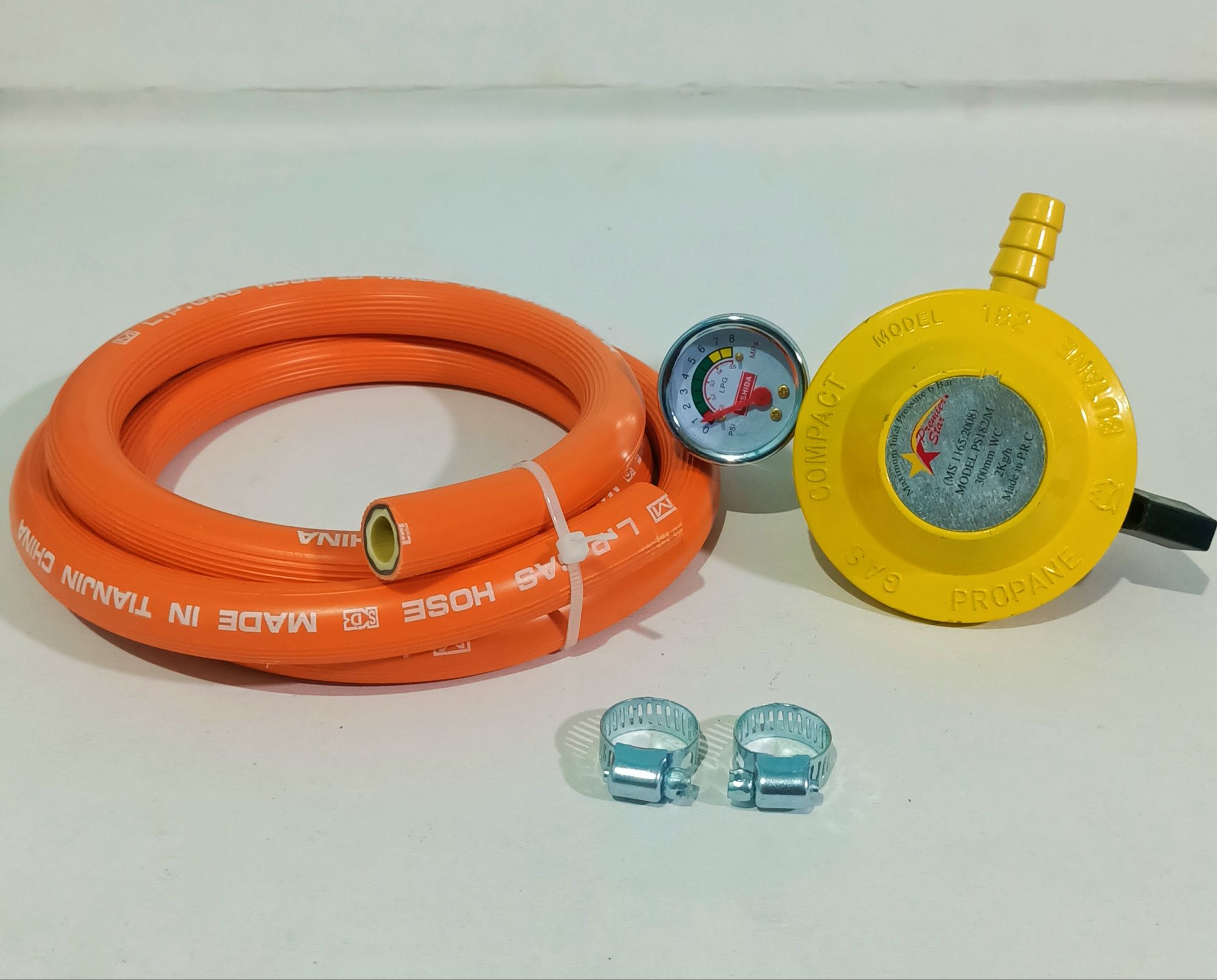 Gas Regulator Low Pressure Full Set Gauge Meter | Daraz.lk