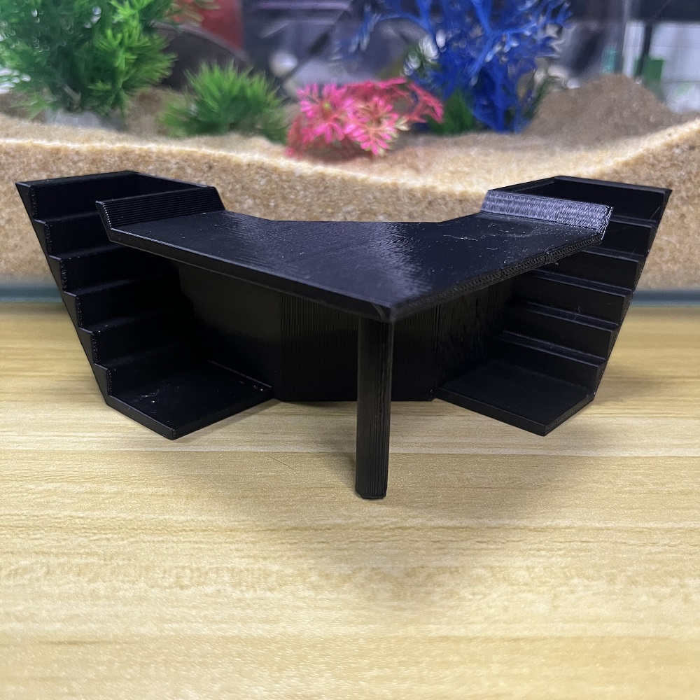 Aquarium Corner Cave Tunnel Shelter，Durable Fish and Shrimp Hideout ...