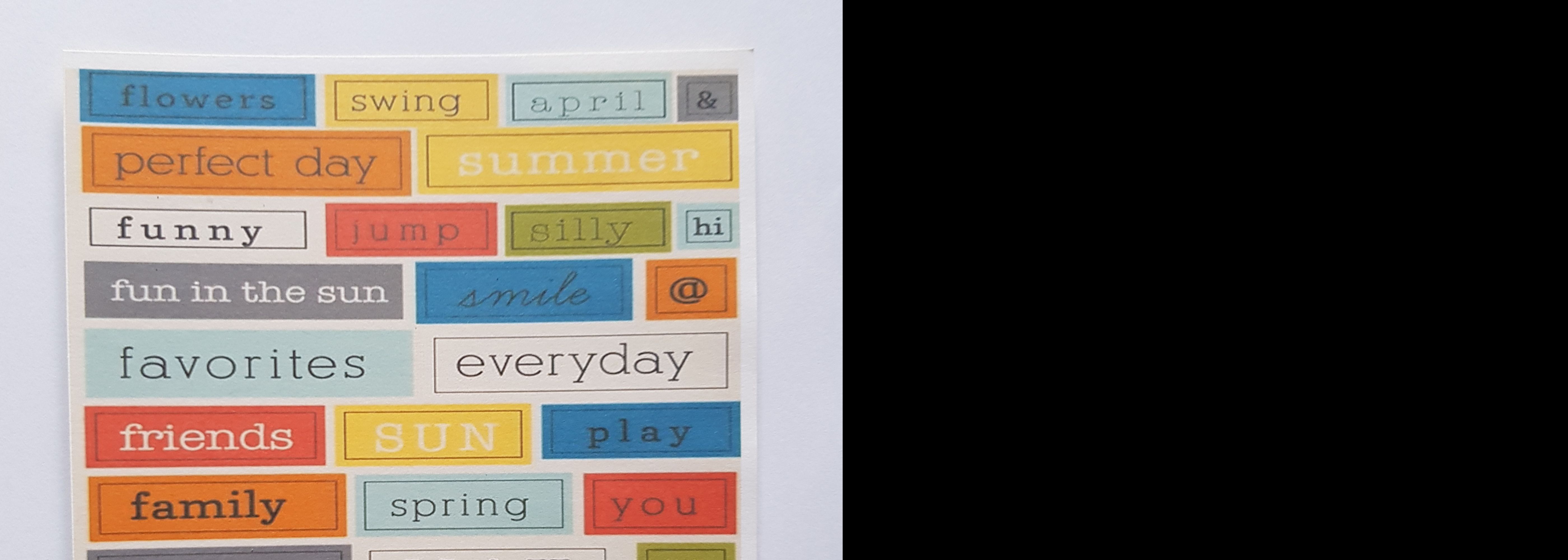 Scrapbook/ Journal sticker sheets | Daraz.lk