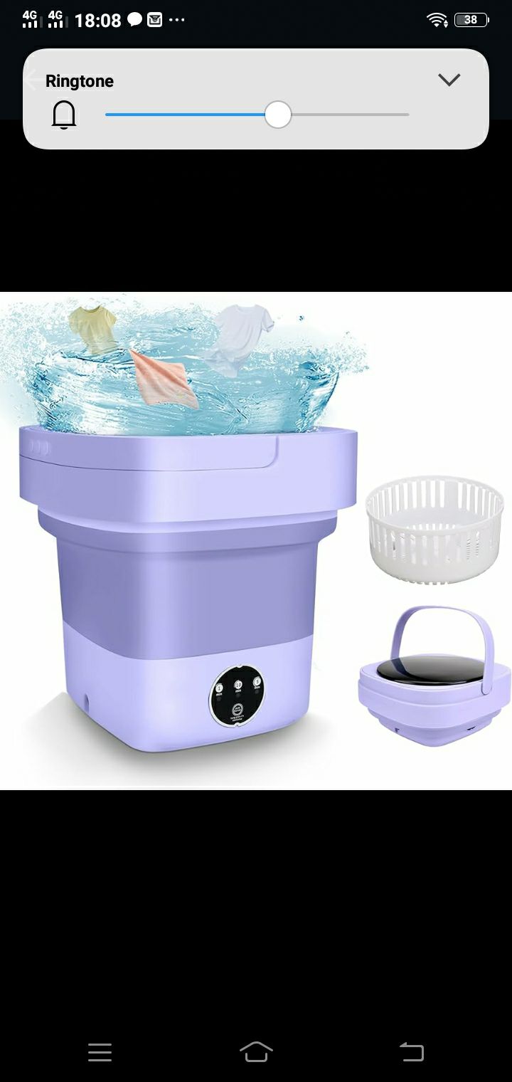 Mini Folding Washing Machine 8 L good quality | Daraz.lk