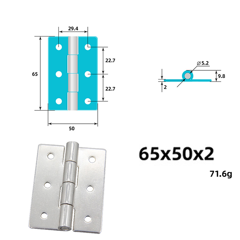 304 stainless steel thickened hinge mechanical equipment hinge heavy ...