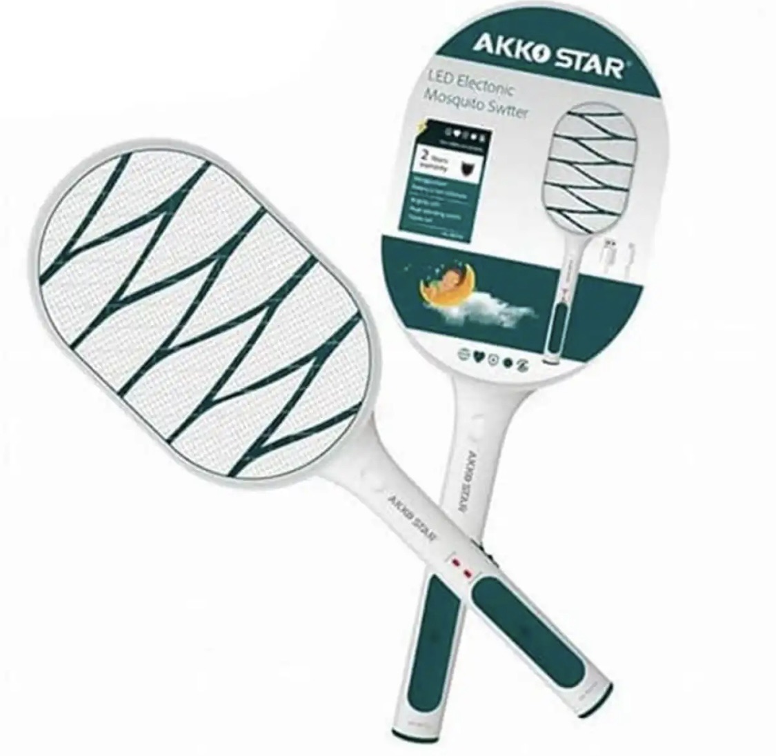 Mosquito killer - Akko Star - Insect Killer - Mosquito Racket - Triplex ...